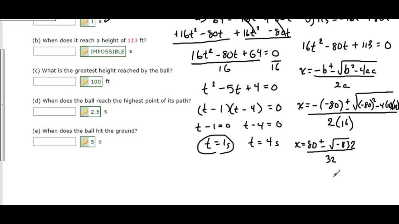 Path of a projectile - YouTube