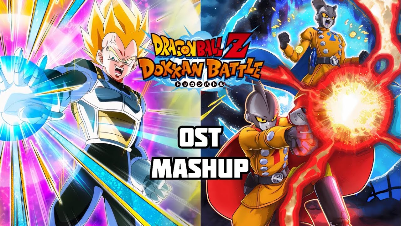 TEQ SSJ Vegeta + INT LR Gamma 1 & Gamma 2 [OST MASHUP] - DBZ Dokkan ...