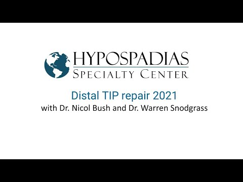 Distal hypospadias repair with TIP by Drs. Snodgrass & Bush - YouTube