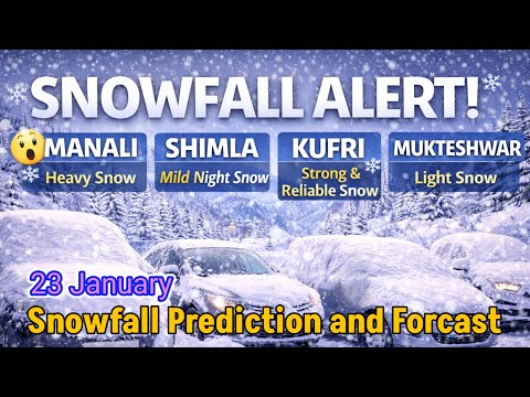 Snowfall Wait Is Over ❄️ | Manali, Shimla, Kufri, Mukteshwar Snowfall Update | Jan 2026