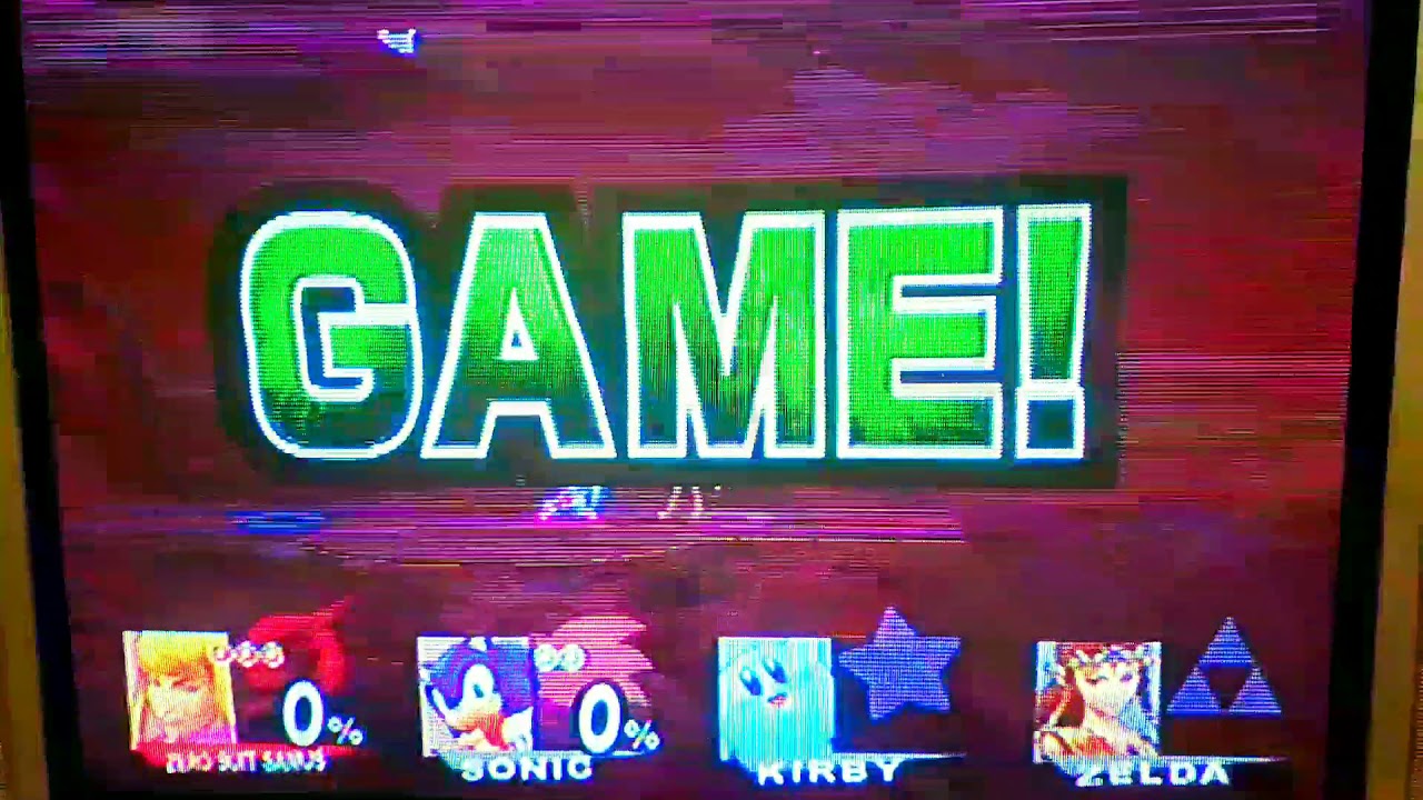 Super Smash Brawl: Zero Suit Samus & Sonic VS. Kirby & Zelda & Peach VS ...