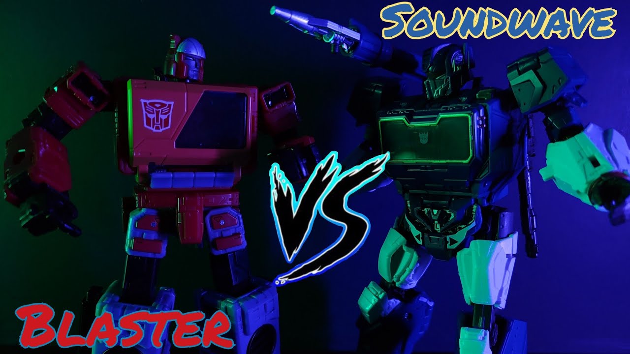Blaster vs Soundwave | A Transformers Stop Motion Short film - YouTube