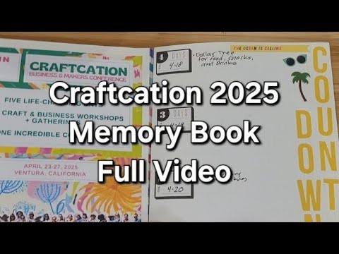 Craftcation 2025 Memory Book Full Video - YouTube