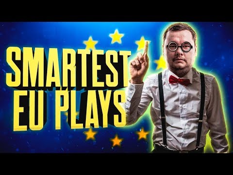 Europes Smartest CS:GO Pro Plays of All Time! (200IQ PLAYS)