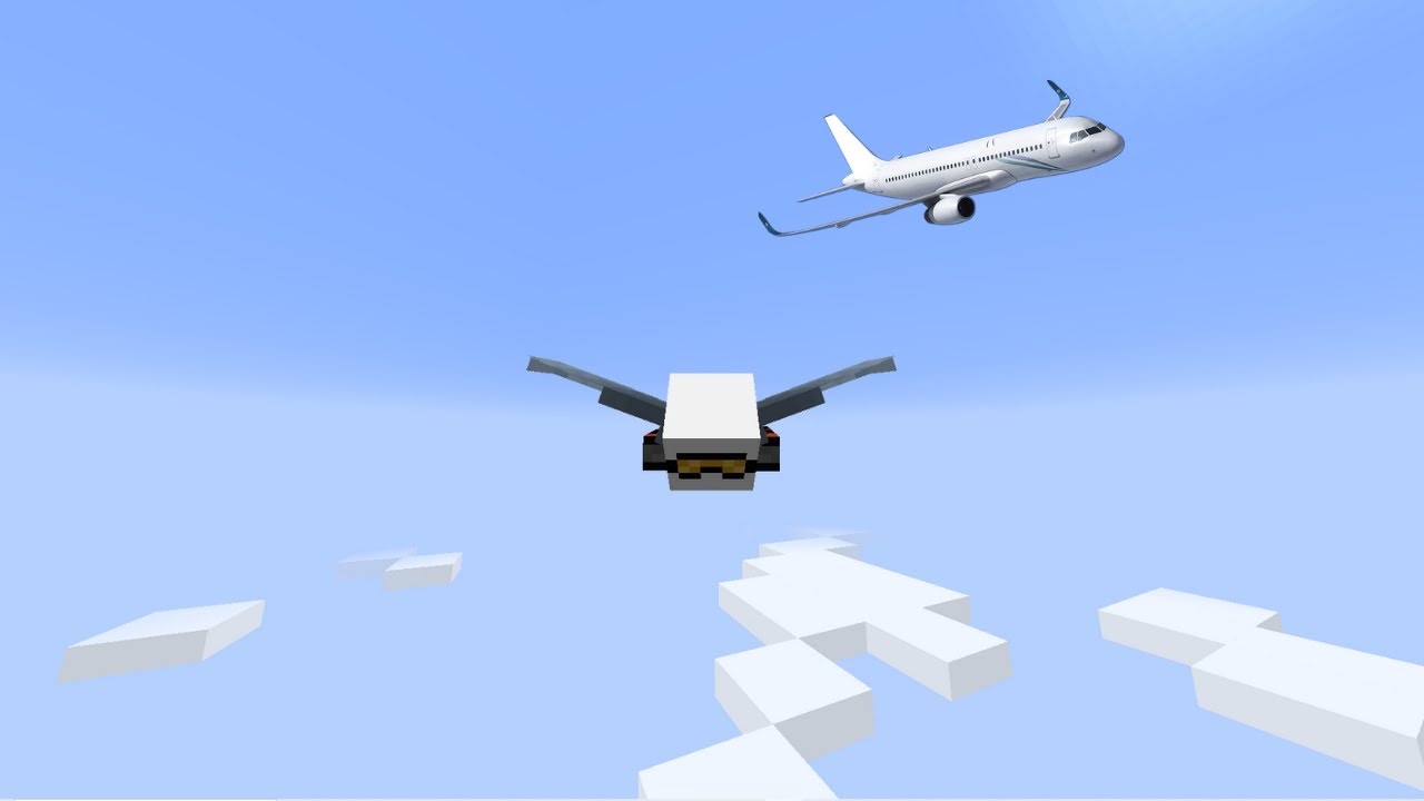 Minecraft Skydiving... - YouTube