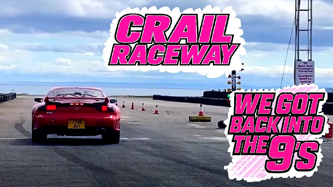 Crail Raceway Test and tune. More issues but FAST! 4x4 VR6T RX7 - YouTube