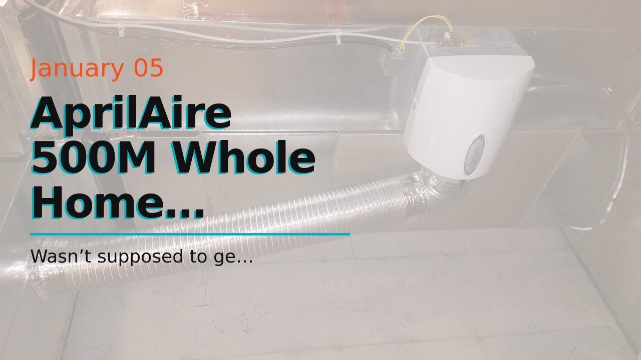 AprilAire 500M Whole Home Humidifier, Manual Compact Furnace Humidifier ...