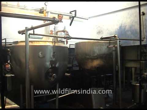 Ghee production plant in India - YouTube