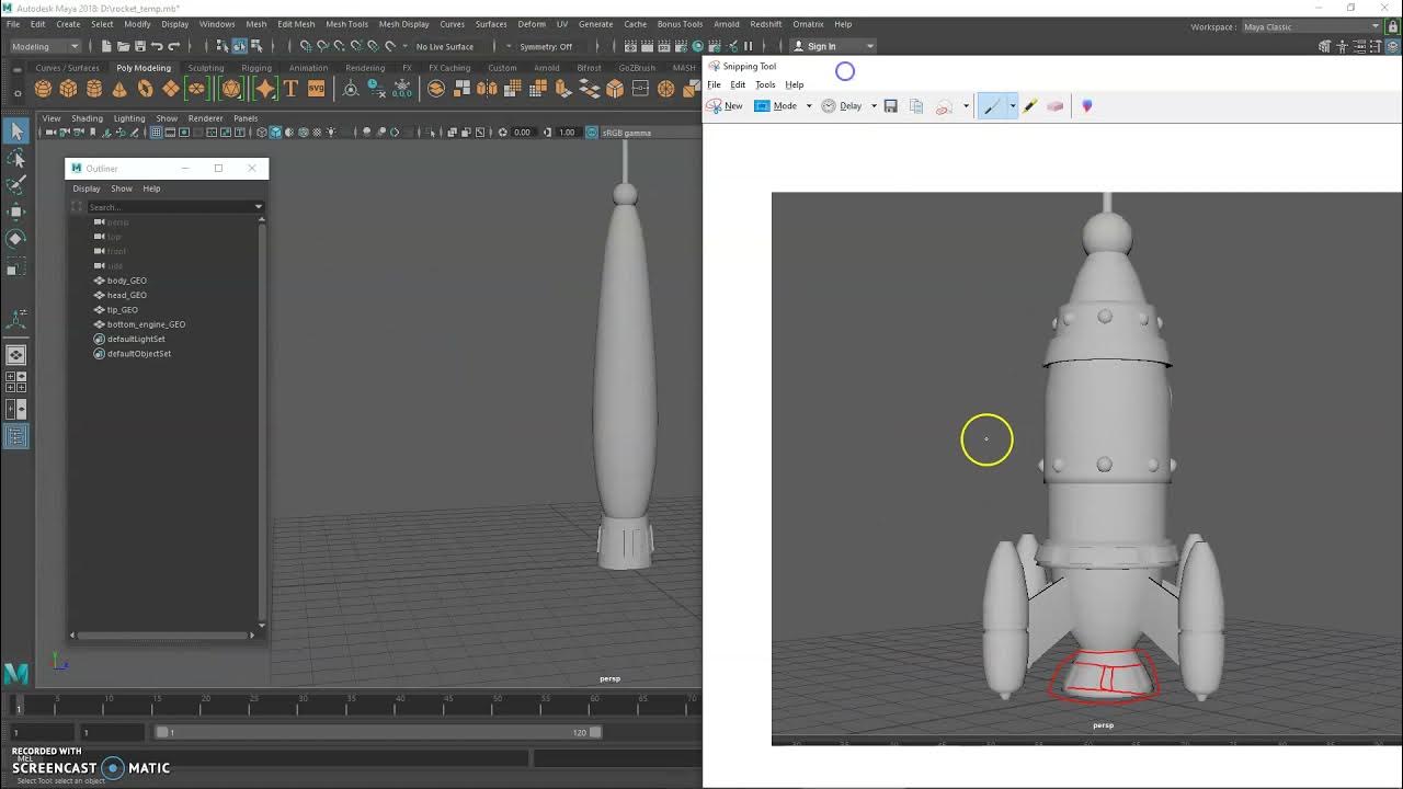 02 Creating Rocket part 2 - YouTube