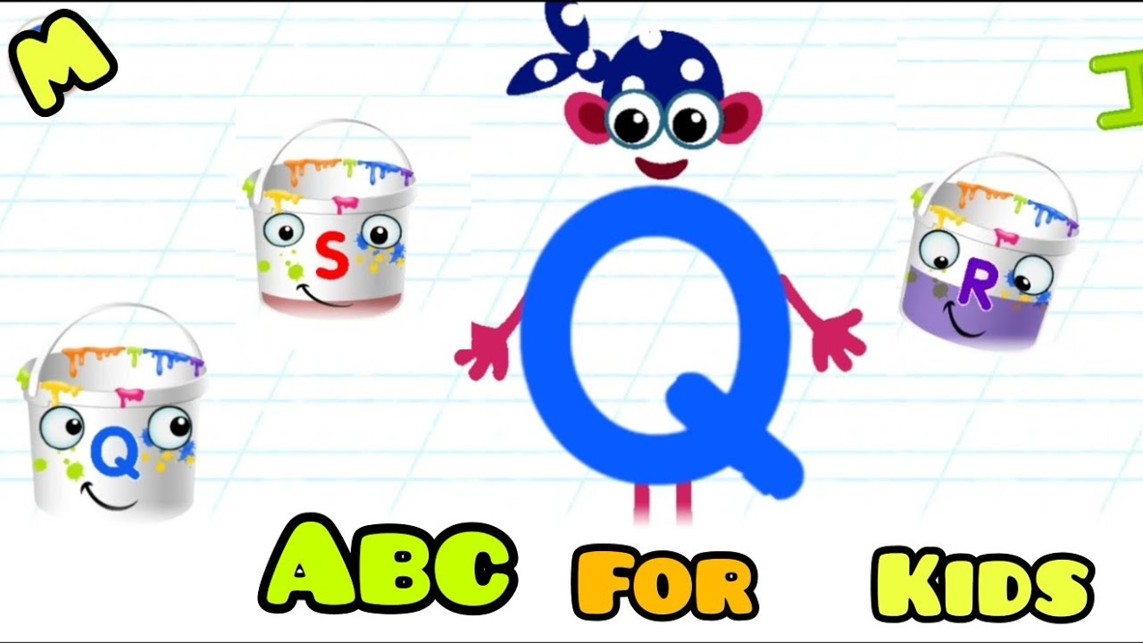 ABCD alphabets learning video for toddlers| with letters Q R S For kids ...