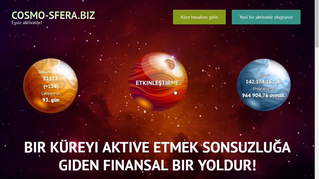 Cosmo sfera.biz ruble sitesi - YouTube
