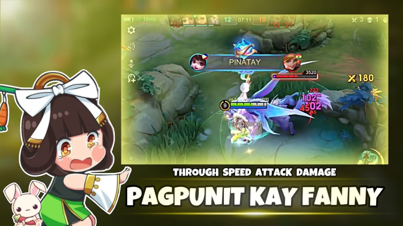pagpunit kay fanny | chang’e attack speed | #mlbb #mobilelegends # ...