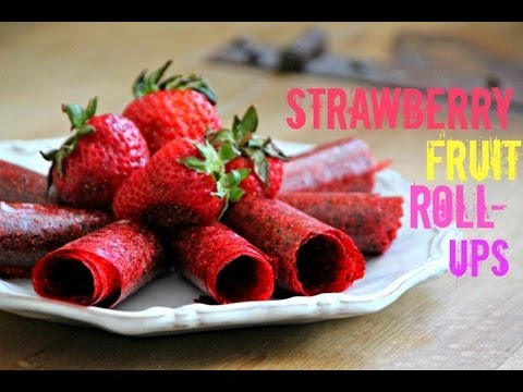 RAISING HEALTHY KIDS: HEALTHY FRUIT ROLL UPS RECIPE - YouTube