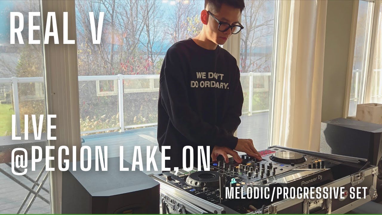 REAL V LIVE AT PIGEON LAKE, ON (MELODIC/PROGRESSIVE SET) - YouTube