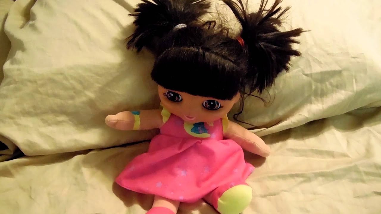 Dora the Explorer Sweet Dreams Dora Talking Singing Doll Toy Video ...