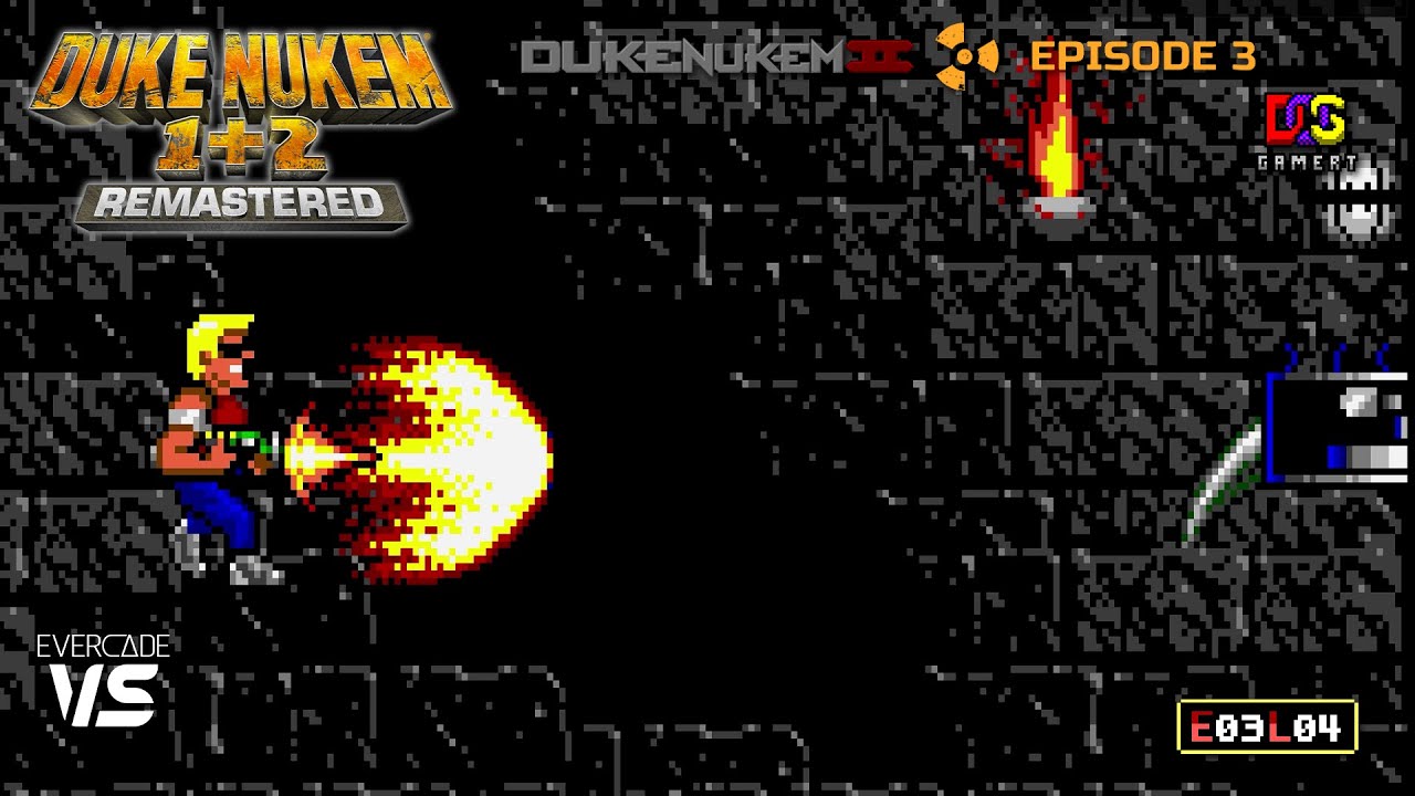 Duke Nukem 1 & 2 Remastered - Duke Nukem 2 - Episode 3: Level 4 (2023 ...