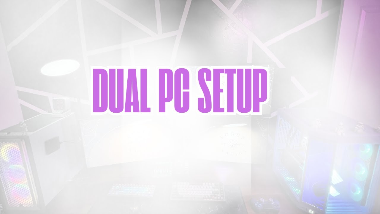 1st Dual PC Setup - YouTube