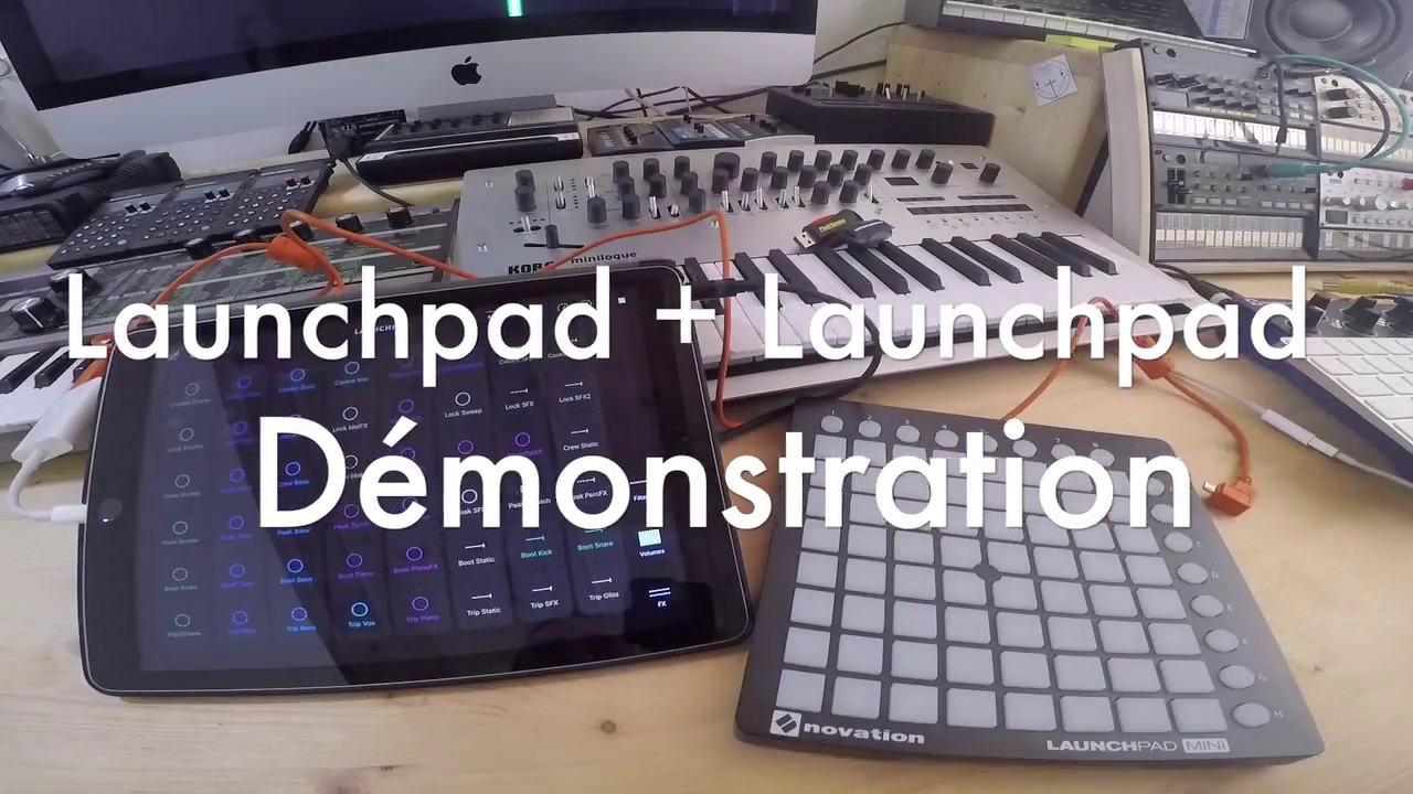 Launchpad Ipad + Launchpad Mini démonstration - YouTube