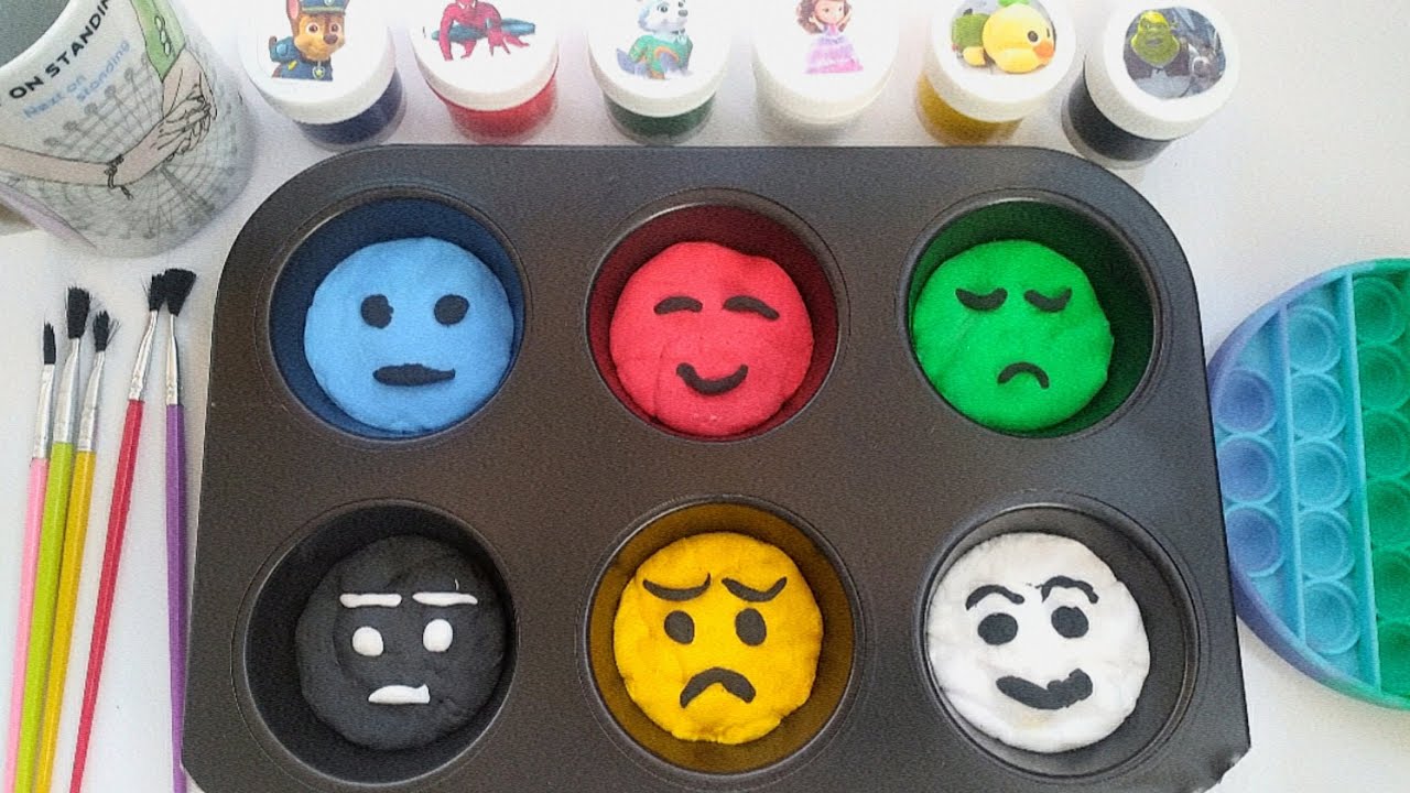 Satisfying video I How to make emoticons asmr sticker. - YouTube