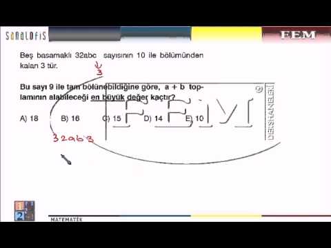 Bölünebilme Obeb-Okek uyg. - 1 - u9 - 2180