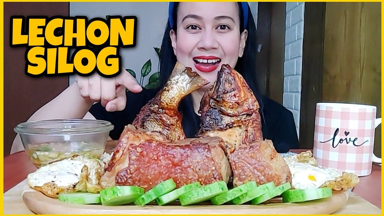 CRISPY LECHON SILOG | TINAPANG BANGUS | PINOY ALMUSAL | MUKBANG ...