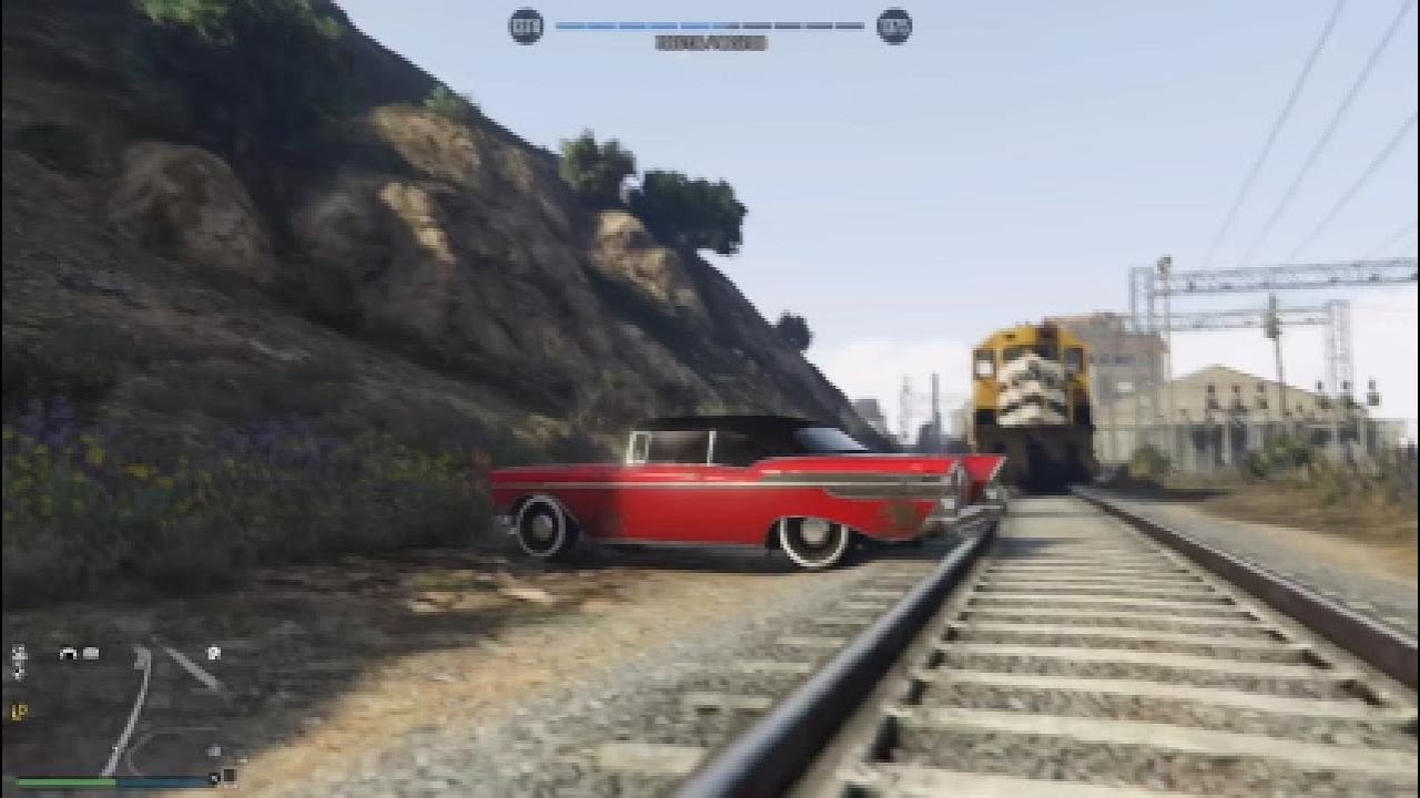 Car vs train - YouTube