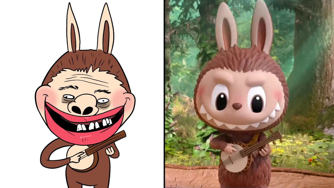 LABUBU - The Monster Labubu Drawing Meme | Part 2 - YouTube