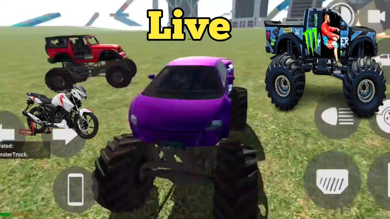 Gameplay Video All Monster Track code Indian bikes game|| New Update ...