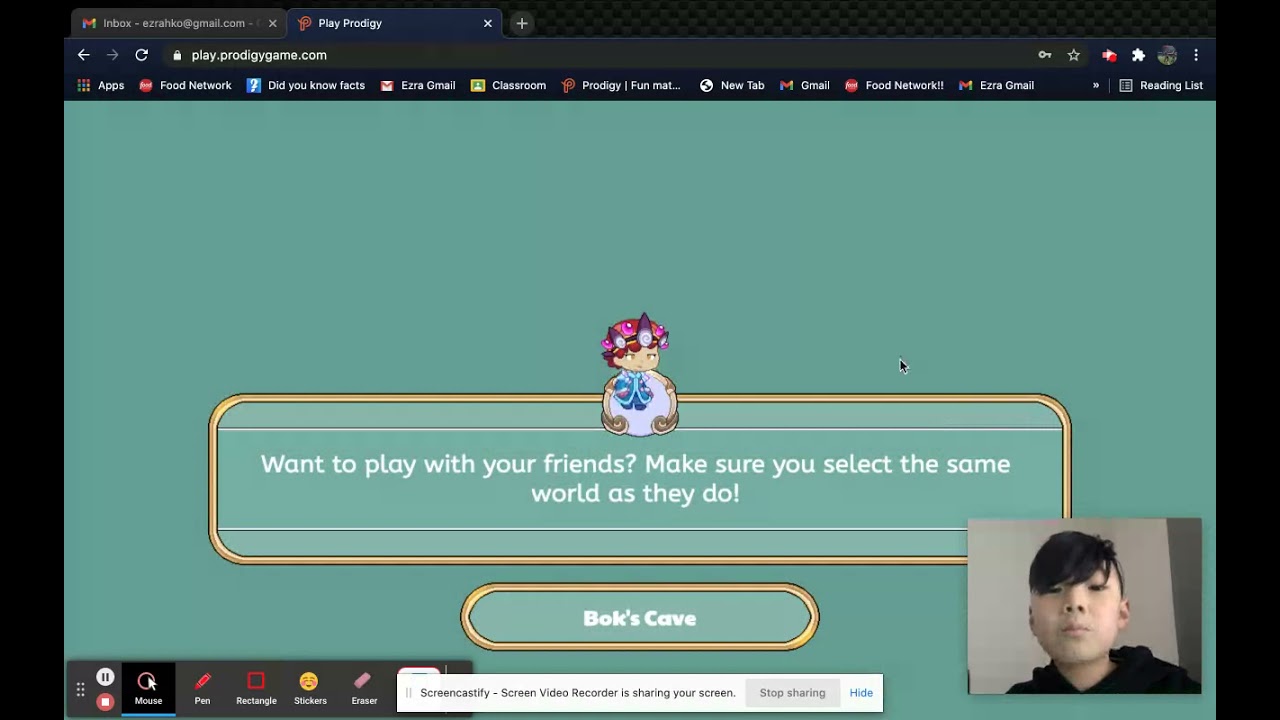 How to play with friends on prodigy | Ko Family - YouTube