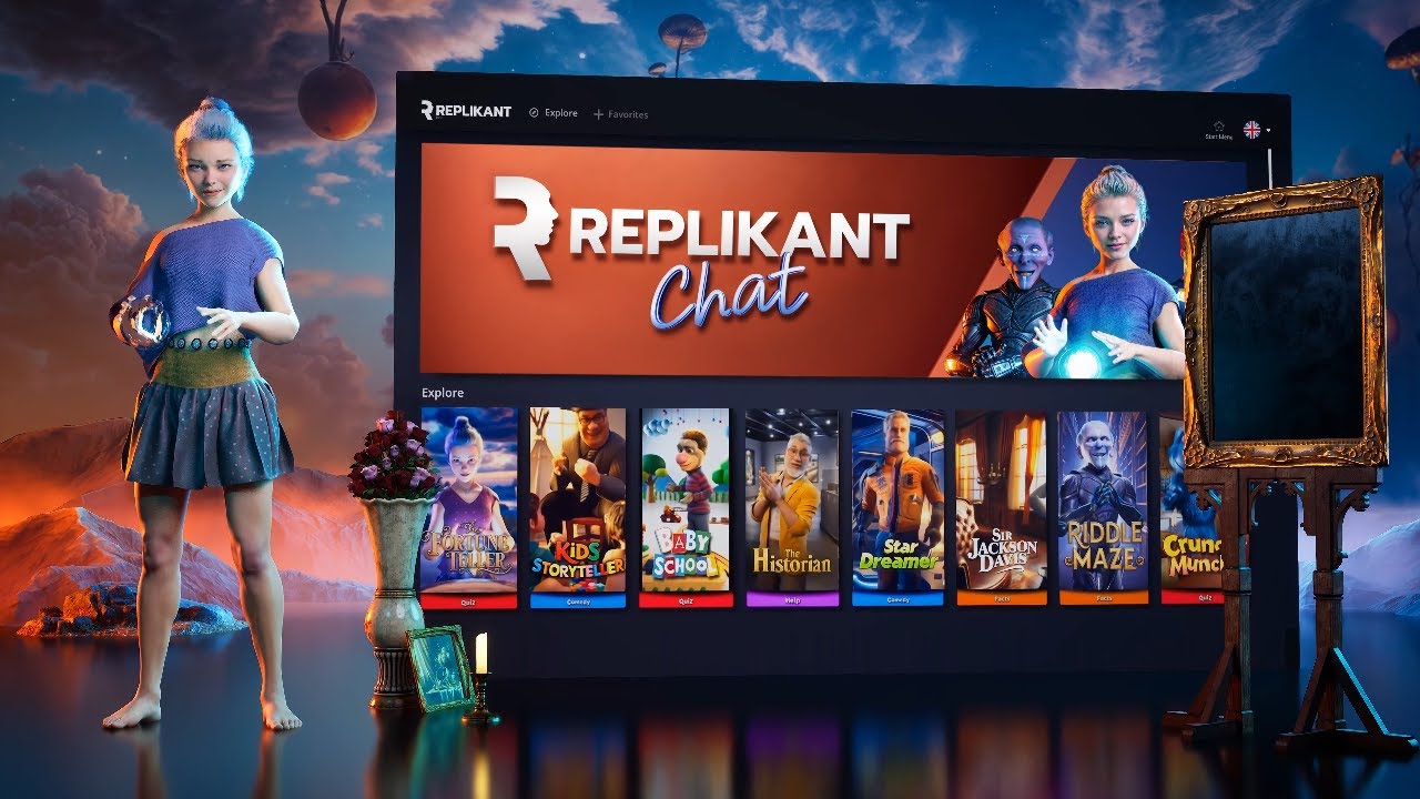 Replikant Chat: Intelligent AI Companions coming to Steam! - YouTube