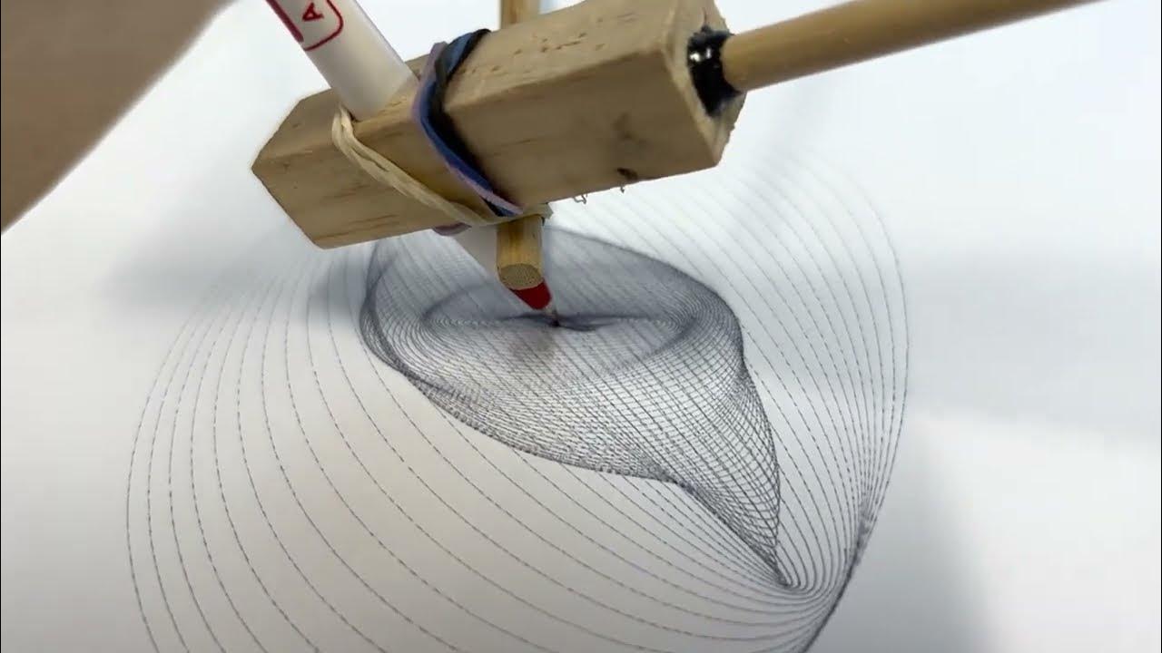 Harmonograph - A Beautiful Drawing Machine - Science Project - YouTube
