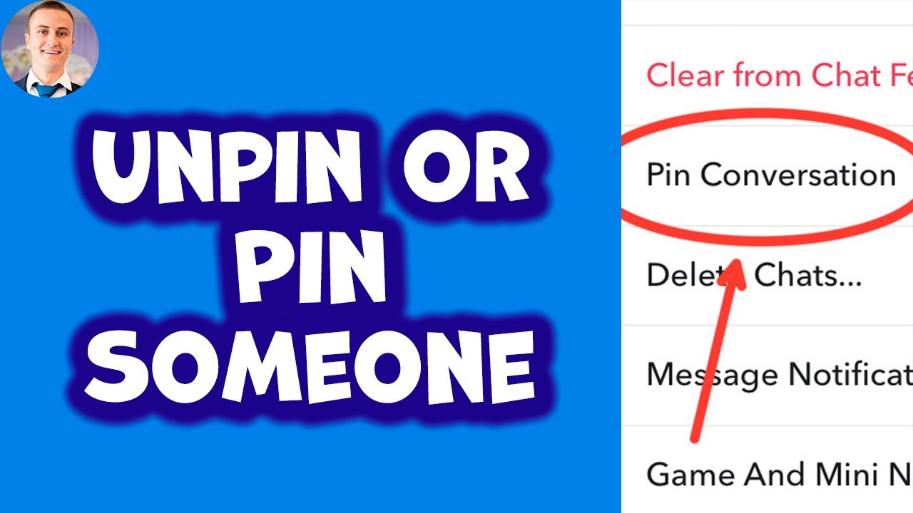 How To Unpin or Pin Someone On Snapchat! - YouTube