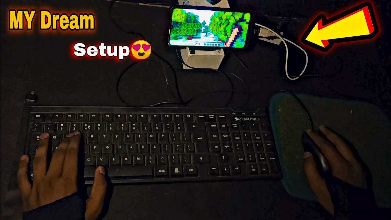 Finally my dream setup is Computer 😍 | Minecraft keyboard and mouse ...
