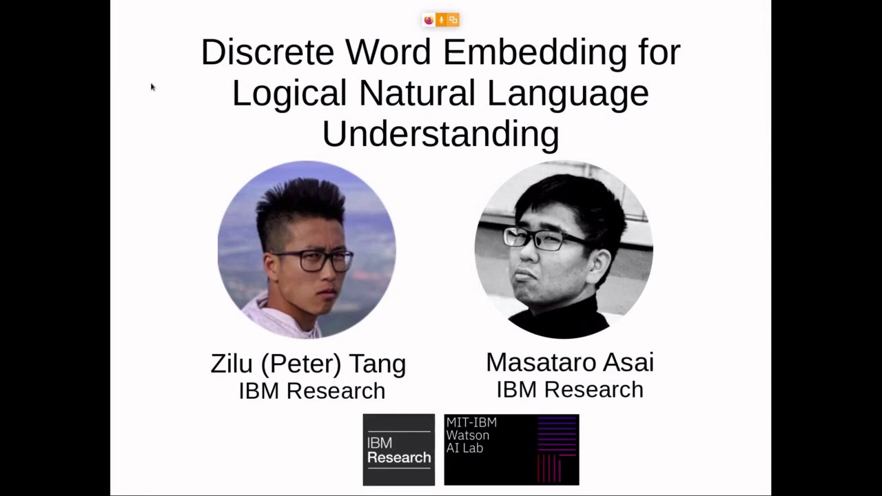 Discrete Word Embedding for Logical Natural Language Understanding ...