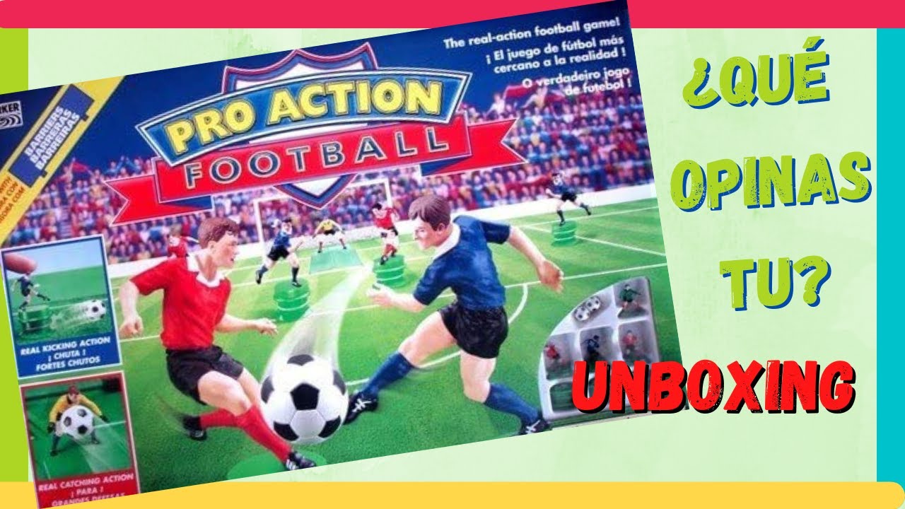 PRO ACTION FOOTBALL ⚽️ de PARKER [año 96] (Unboxing, Contenido como se ...