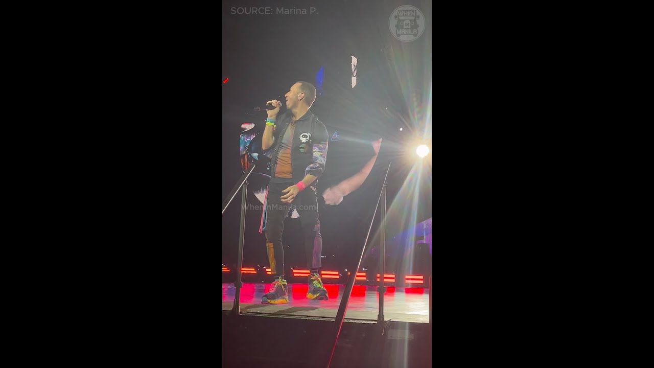 FRONT ROW VIEW: COLDPLAY MOTS - MANILA ENTRANCE | “Higher Power” - YouTube
