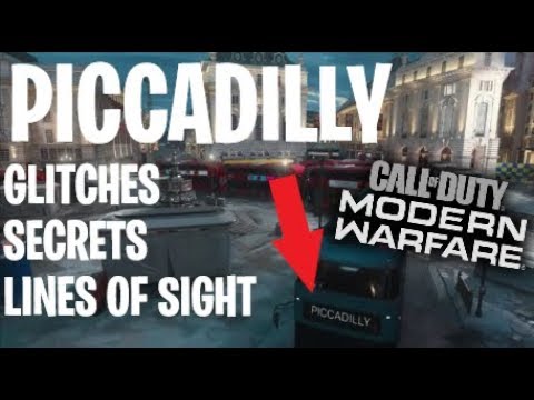 Piccadilly Glitches, Secrets, and Lines of Sight!! - Modern Warfare ...