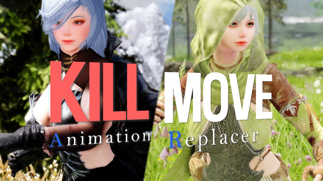 SKYRIM MOD I The Best Killmove Animation Replacer Mod - YouTube
