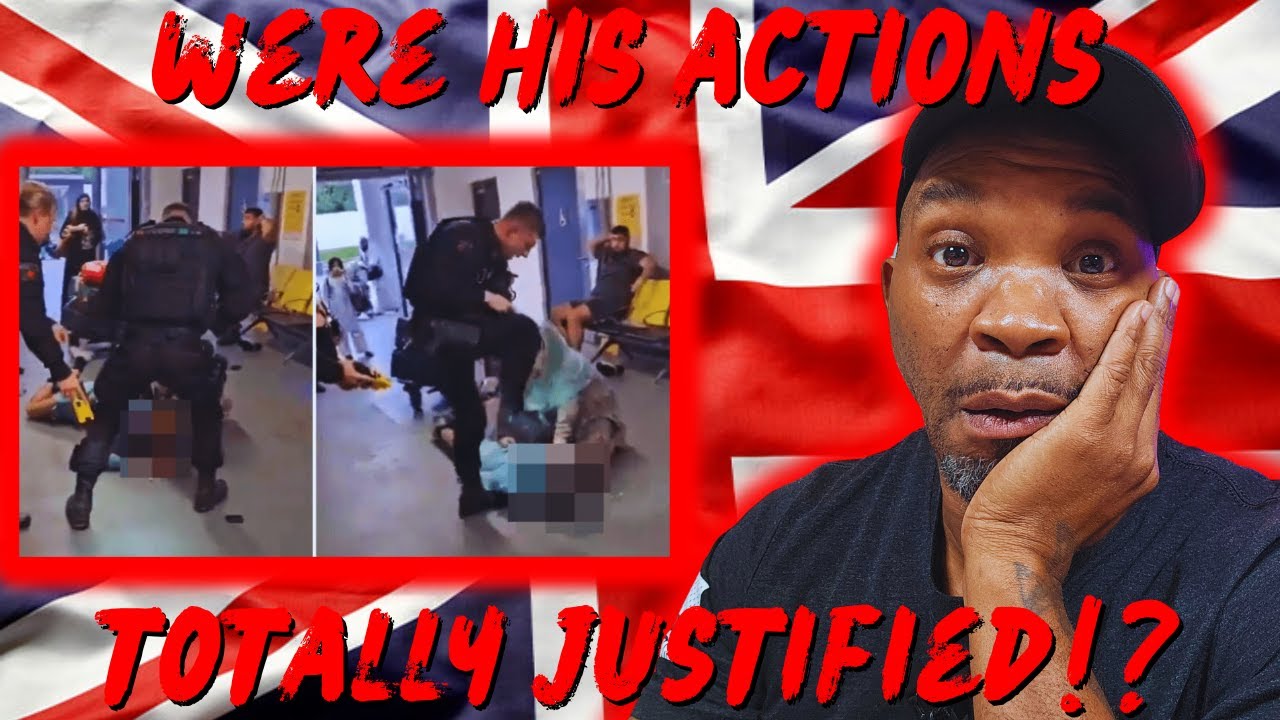 Police Brutality Caught on Camera at Manchester England Airport 🤯 - YouTube