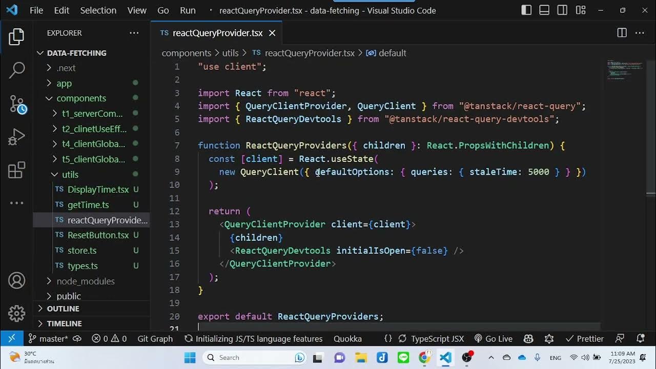 Fullstack-66 - Data Fetching (React Query) - YouTube