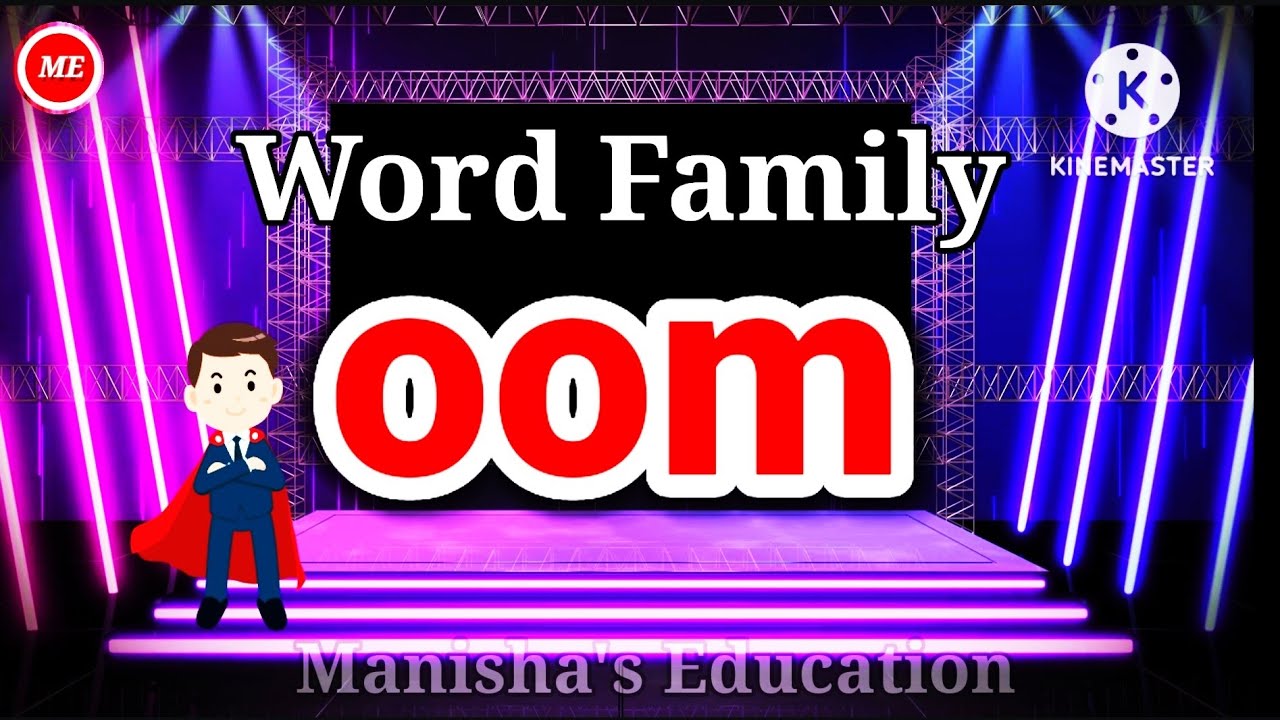 Word Family-oom | oom-word Family | Phonics Word Families | Word Bank ...