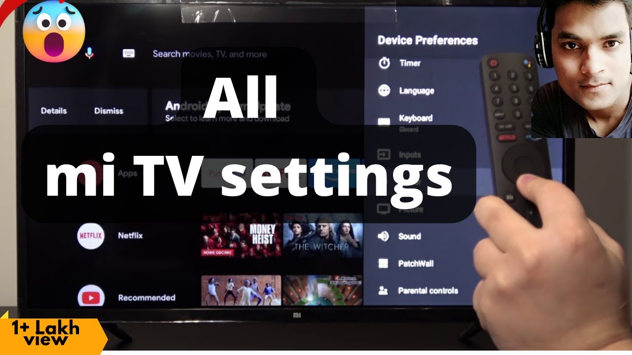 best mi TV Settings | display, sound, input, apps... - YouTube