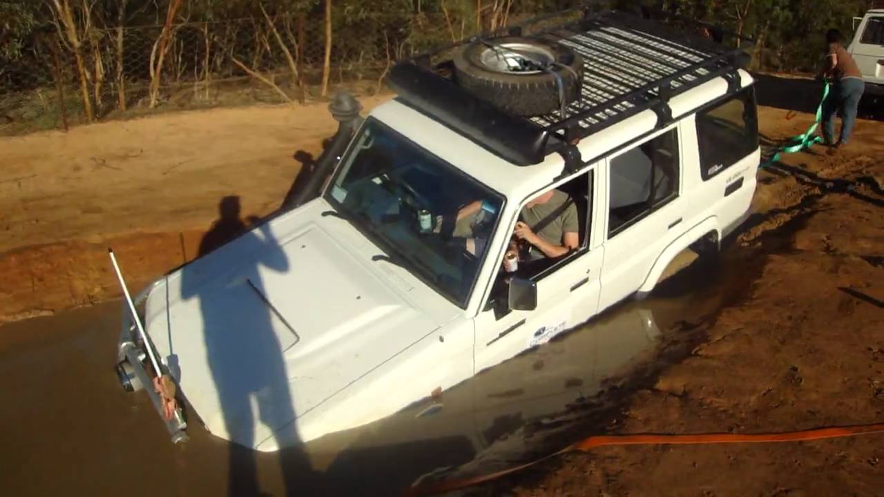Bogging a 4WD in the mud! - YouTube