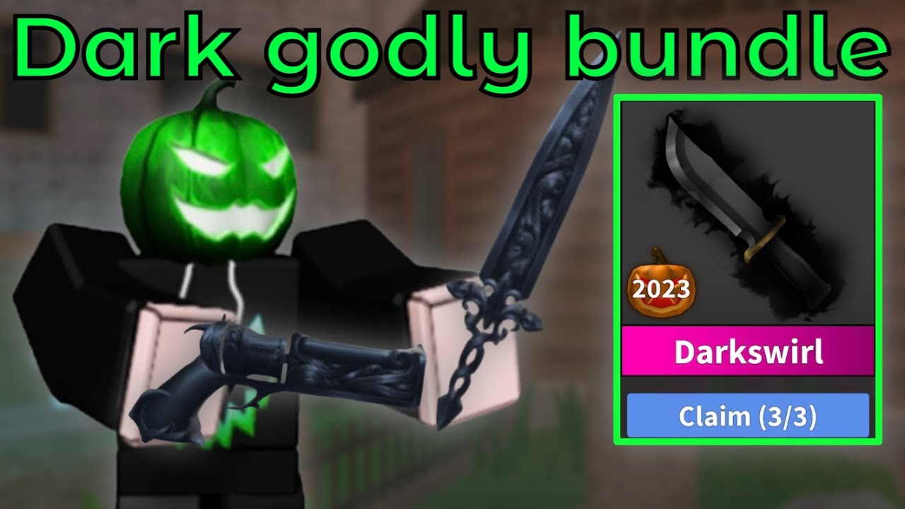 Buying the new DARK GODLY BUNDLE in MM2!!!! - YouTube