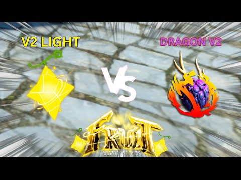 LIGHT V2 VS DRAGON V2 (FRUIT BATTLEGROUND) - YouTube