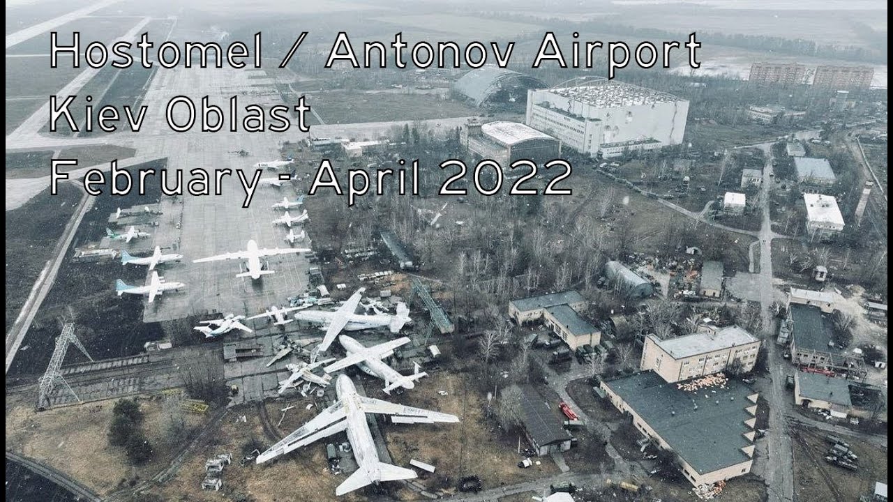 Antonov Airport - Before and After Russian Invasion Satellite Image ...
