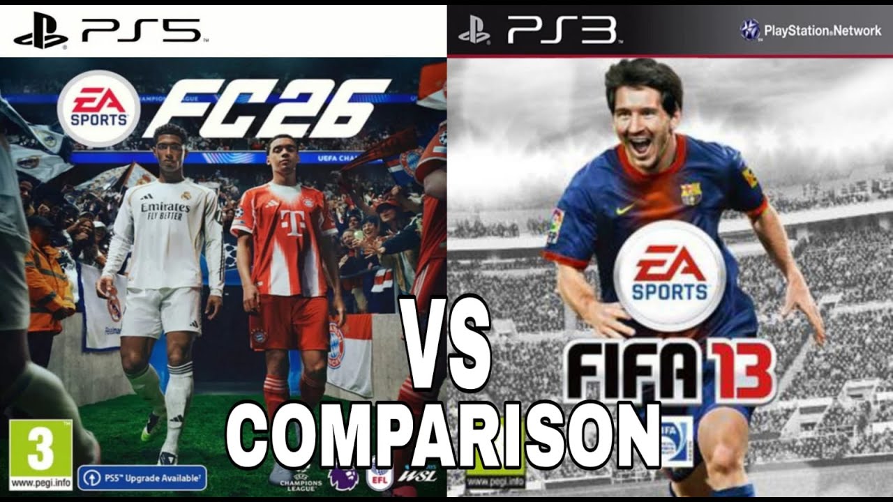 EA FC 26 PS5 Vs FIFA 13 PS3 - YouTube