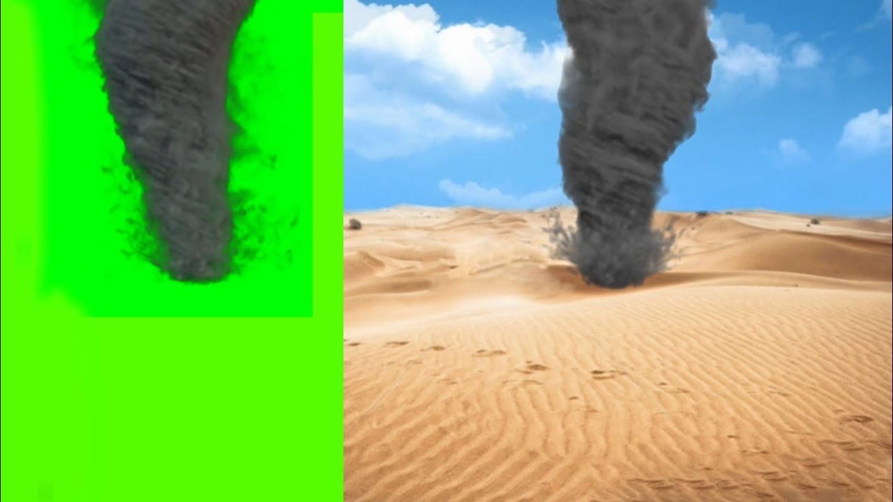 Green screen Storm Tornado ฉากเขียวพายุทอร์นาโด by โต้งออนไลน์ - YouTube