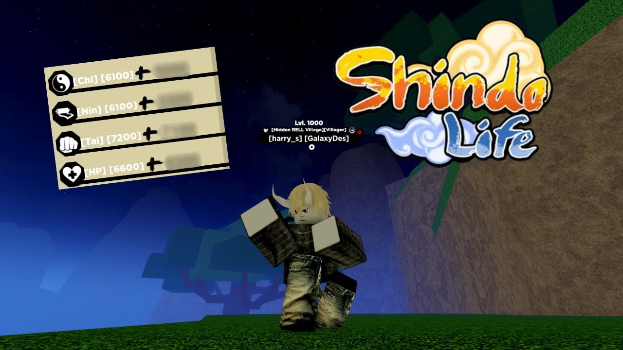 Showing My Stats + Mentor (Shindo life) - YouTube