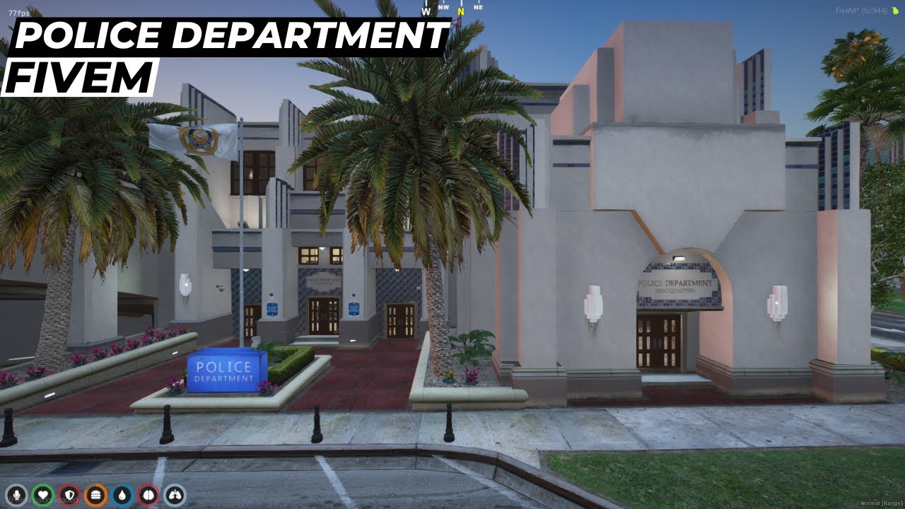 Police department fivem | Fivem Mods | Interior & map for Roleplay ...